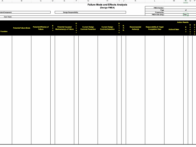DFA DFM Analysis Worksheet – Excel Download – Templatestaff